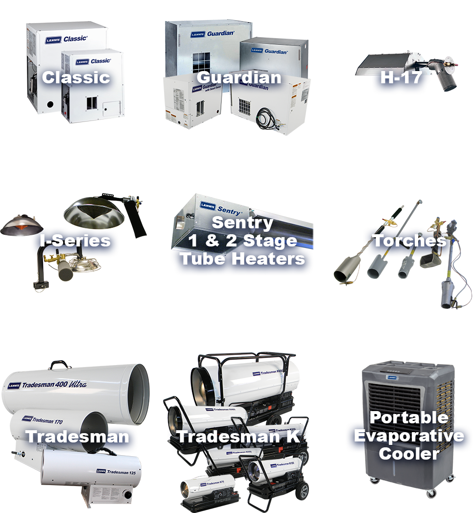 L.B. White Product Breakdowns